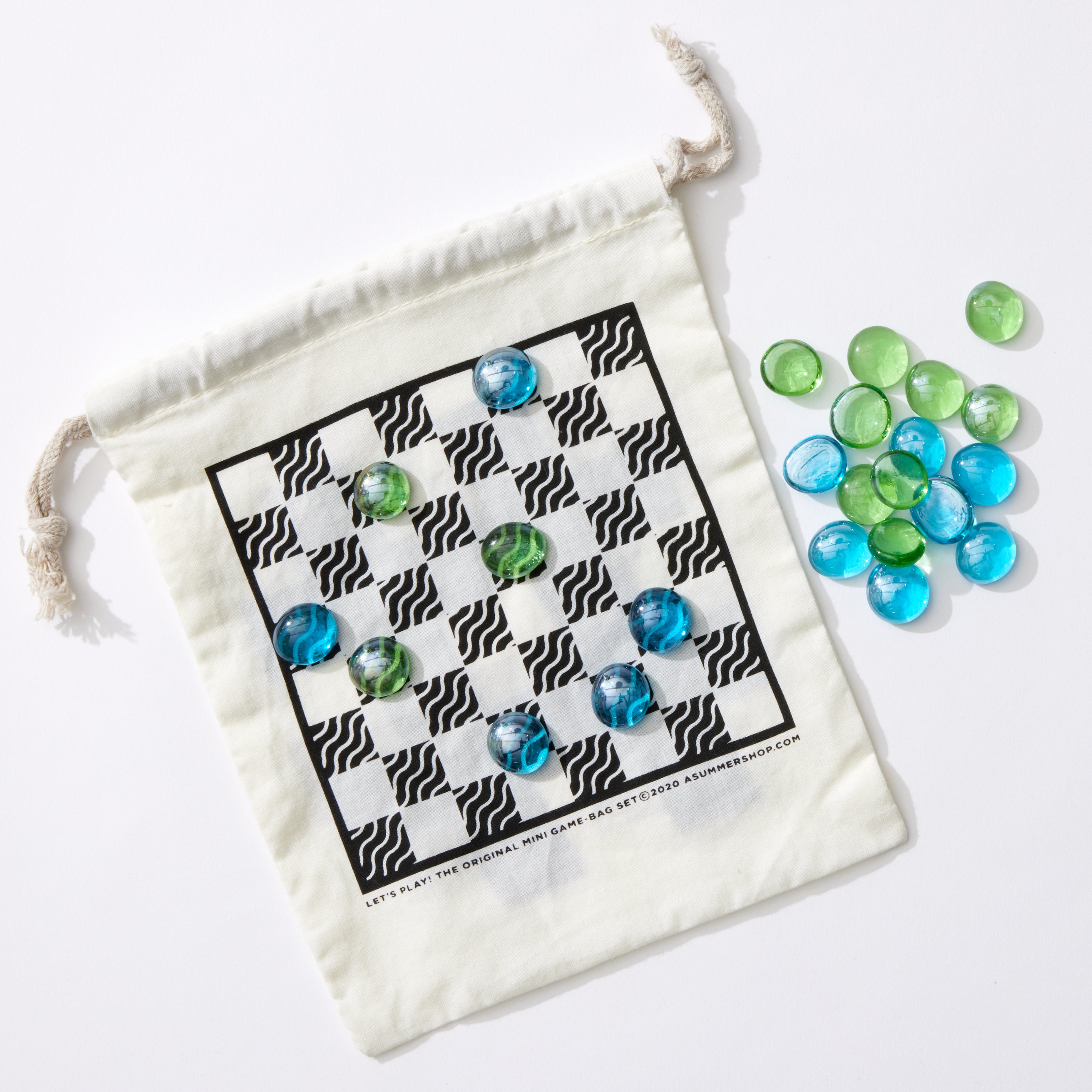 Mini Checkers & Tic-Tac-Toe Set